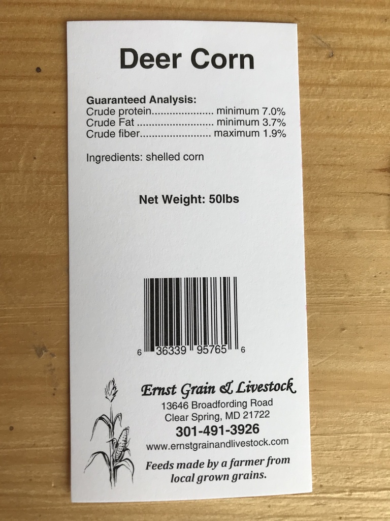 Whole Corn (Deer Corn) | Ernst Grain & Livestock