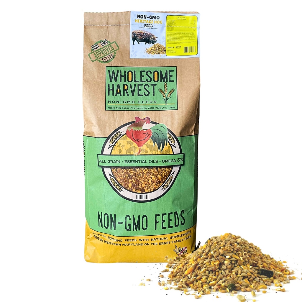 Wholesome Harvest Whole Grain Heritage Hog Feed 40lbs | Ernst Grain ...